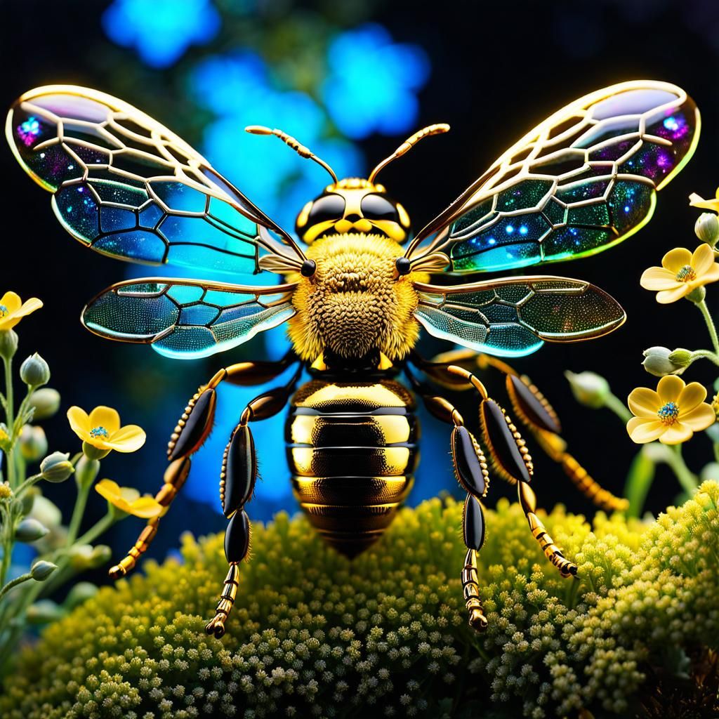 Pollinator Insects - AI Generated Artwork - NightCafe Creator