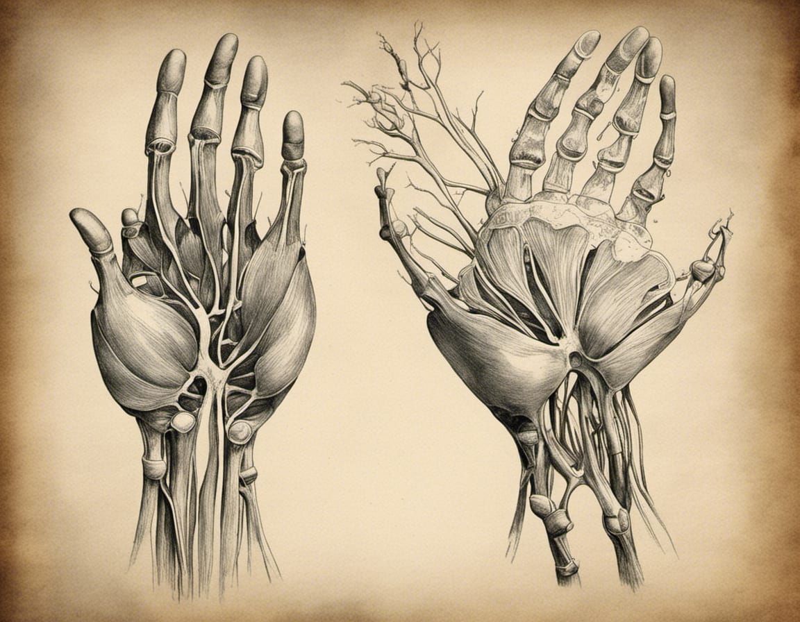 hands study anatomy ... its not working out as it should .. still ...