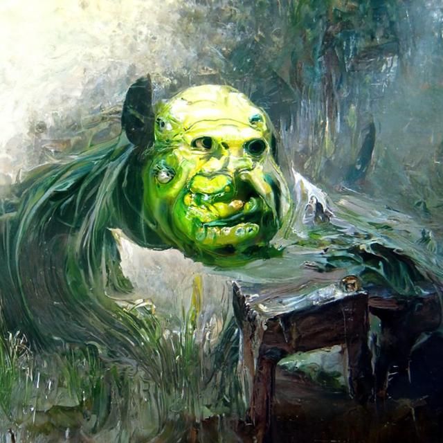 Green Ogre - AI Generated Artwork - NightCafe Creator