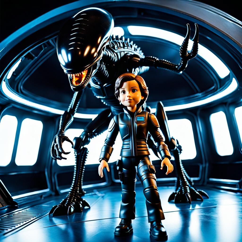 Mysterious Figures - Disney Pixar Ellen Ripley - AI Generated Artwork ...