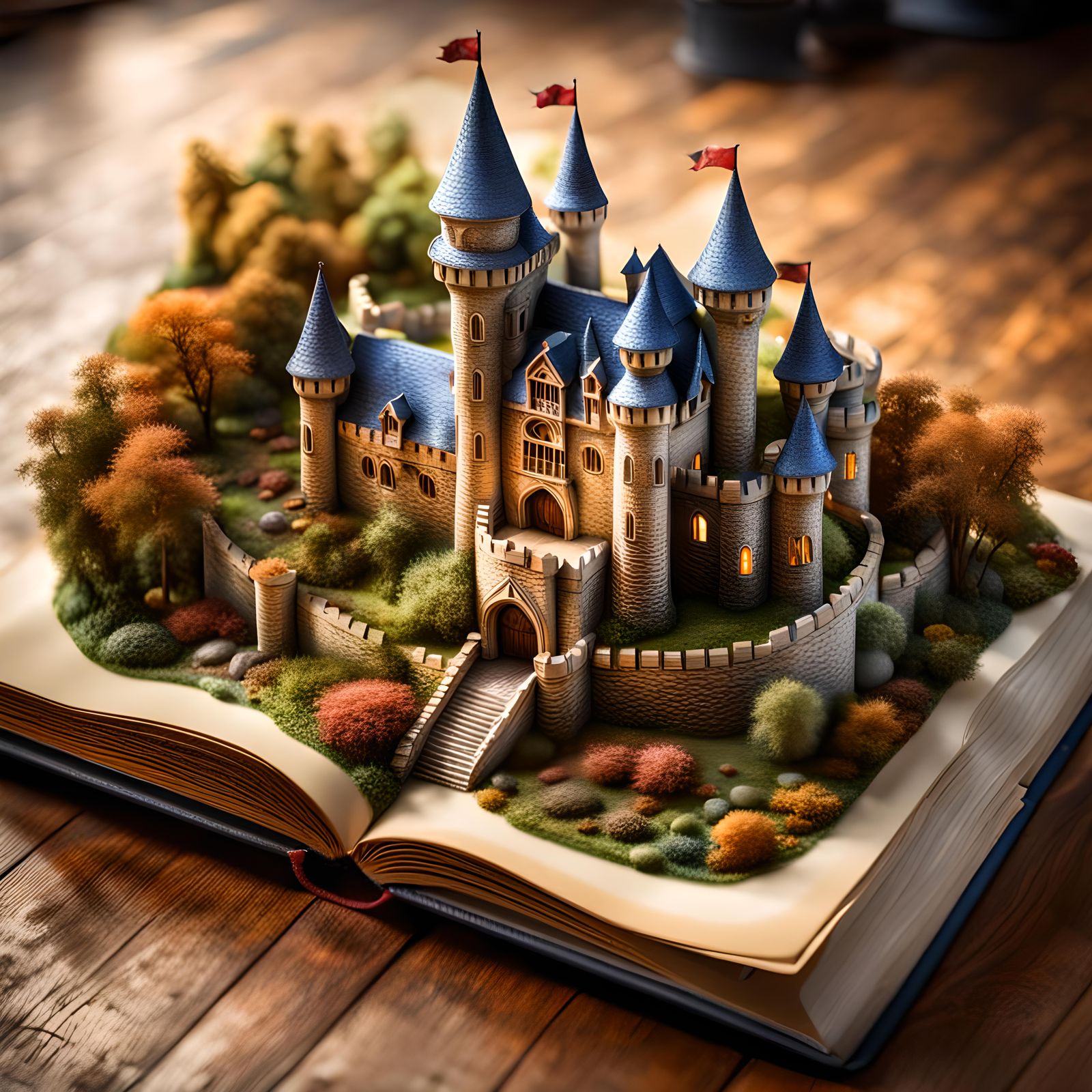 Fairytale Pop Up Book - AI Generated Artwork - NightCafe Creator