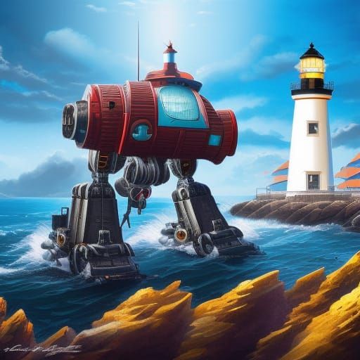 Bay Walker - AI Generated Artwork - NightCafe Creator