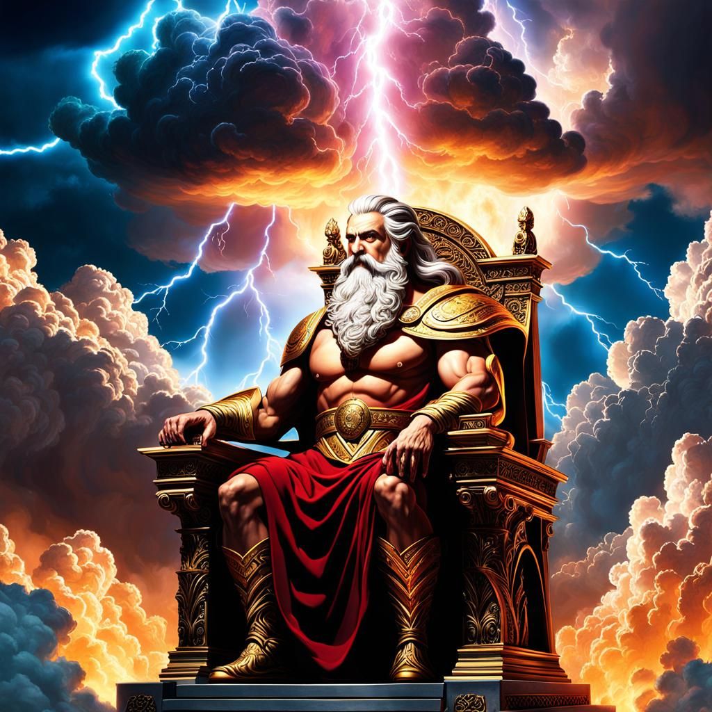 Zeus in Olympia - AI Generated Artwork - NightCafe Creator