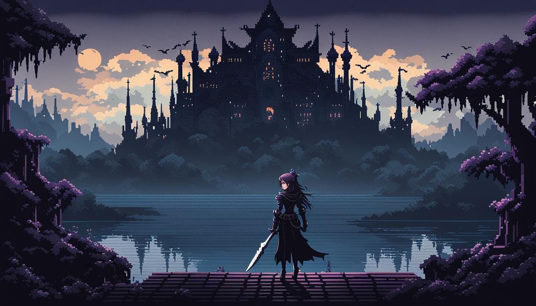 dark fantasy pixel art - AI Generated Artwork - NightCafe Creator