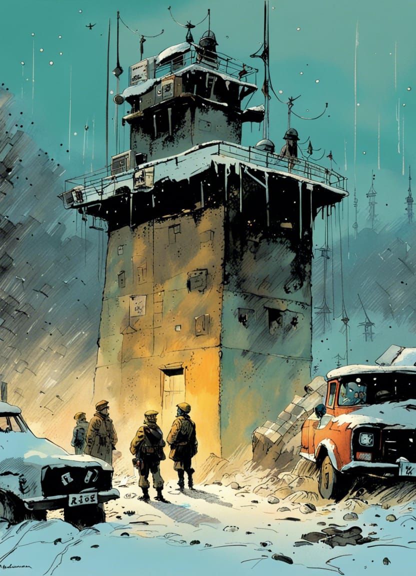 Watchtower - AI Generated Artwork - NightCafe Creator