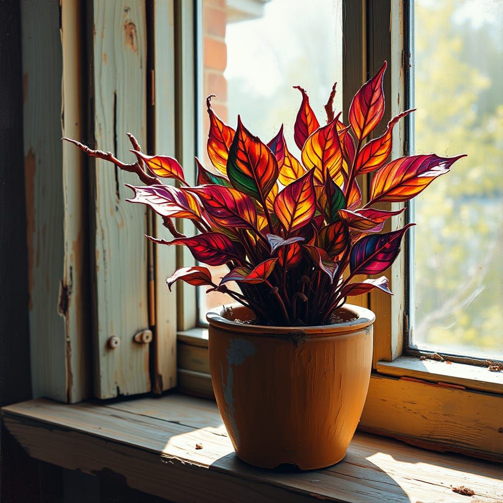 A painting of an imaginary plant - A painting of an imaginar...