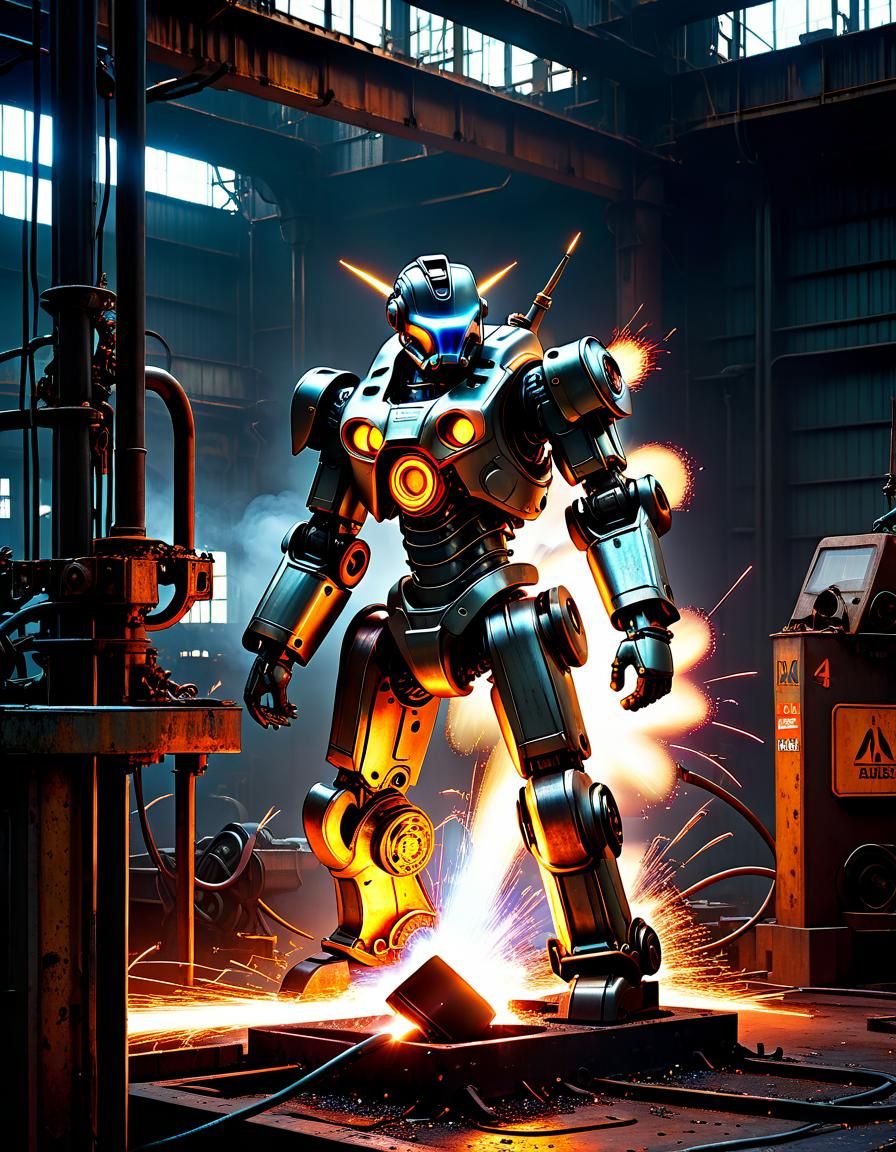 Robot Ranger - AI Generated Artwork - NightCafe Creator