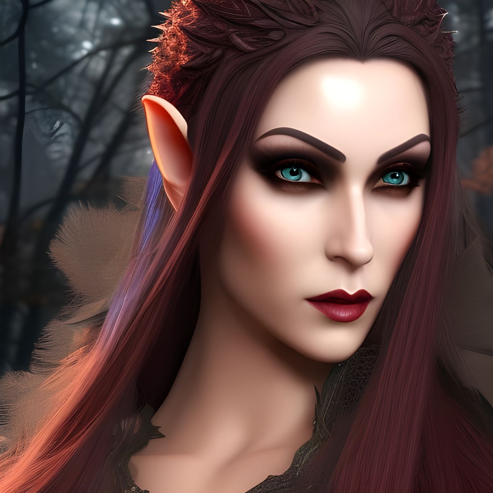 Vampire elf - AI Generated Artwork - NightCafe Creator