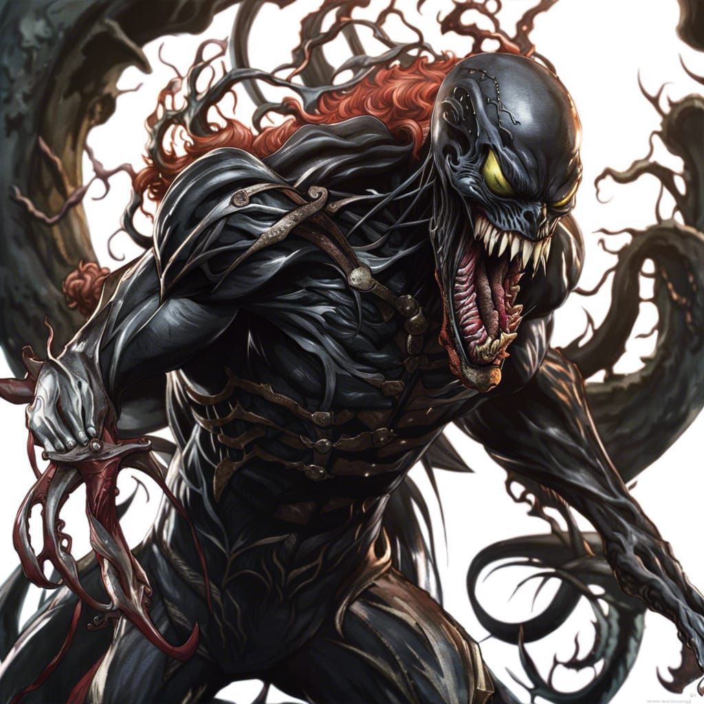 Venom Symbiote-Transformed Zombie - AI Generated Artwork - NightCafe ...