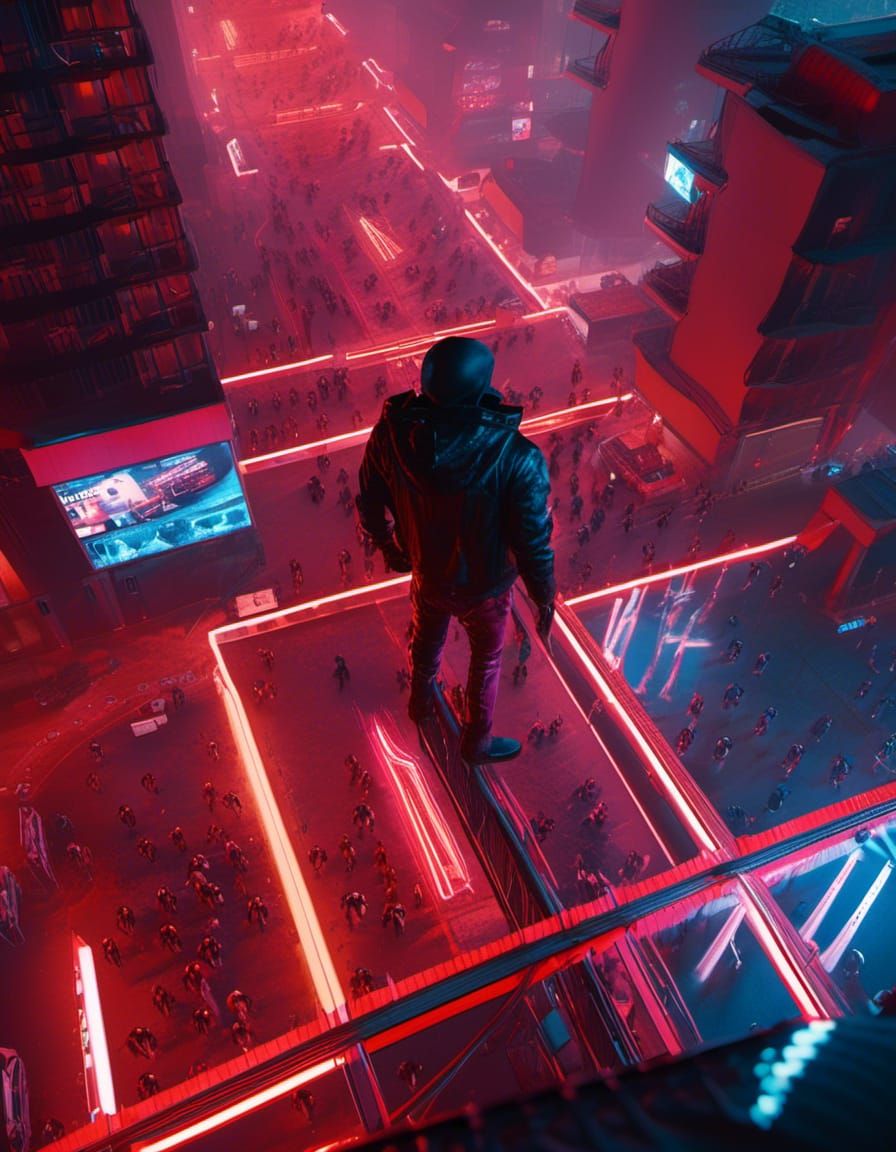 Cyberpunk Level Design - AI Generated Artwork - NightCafe Creator