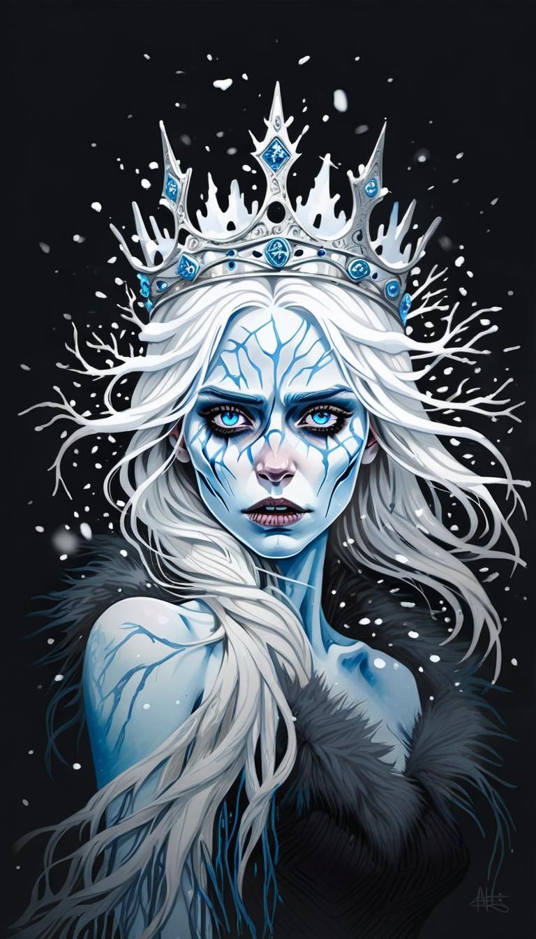 Snow Queen - AI Generated Artwork - NightCafe Creator