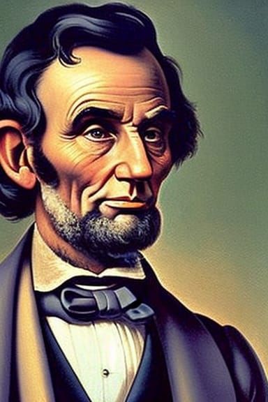 Abraham Lincoln - AI Generated Artwork - NightCafe Creator