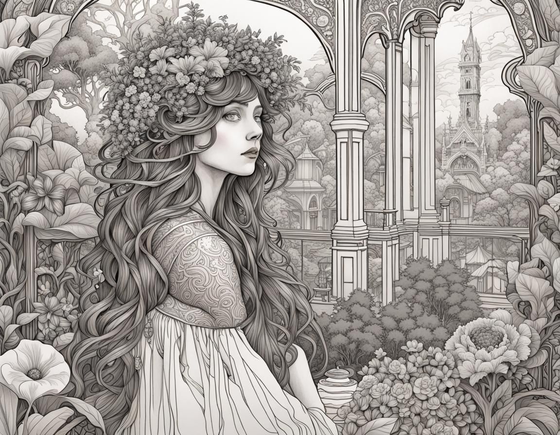 Lucia, Vienna Botanical Gardens 1894 - AI Generated Artwork - NightCafe ...