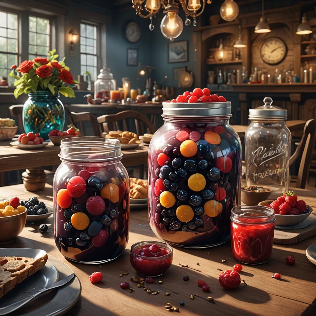Delicious big jam to be ready: kids! - AI Generated Artwork - NightCafe ...