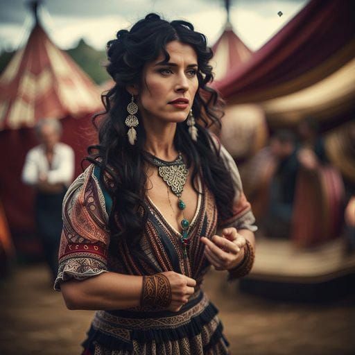 A Gypsy woman 3 - AI Generated Artwork - NightCafe Creator