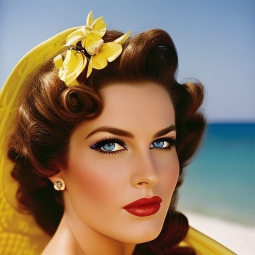 1940s Pin up - AI Generated Artwork - NightCafe Creator