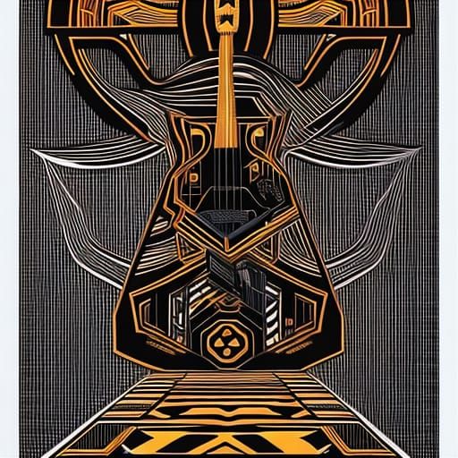 Guitars - AI Generated Artwork - NightCafe Creator
