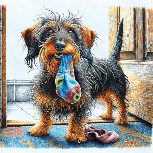 Bild: Dackelliebe (4) - AI Generated Artwork - NightCafe Creator