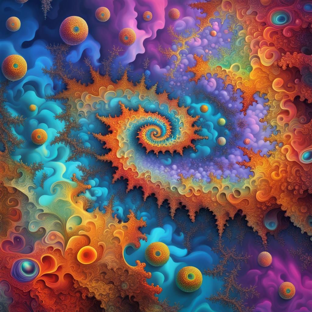 Chaos To Order / Order To Chaos - AI Generated Artwork - NightCafe Creator