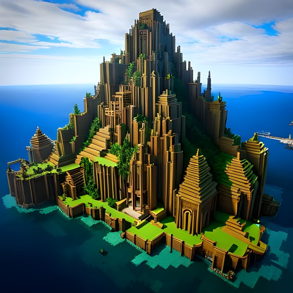 Minecraft Pixel Art (work) - AI Generated Artwork - NightCafe Creator