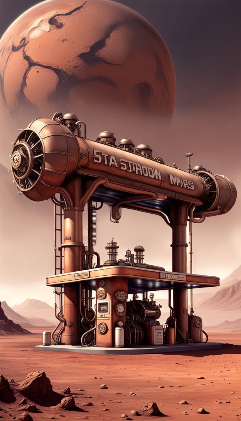 Space Station - AI Generated Artwork - NightCafe Creator