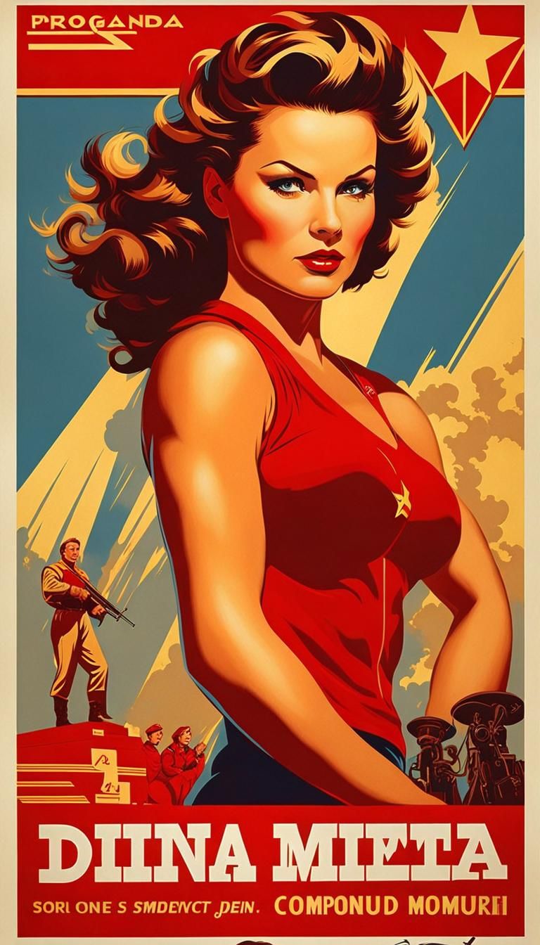 USSR propaganda poster - AI Generated Artwork - NightCafe Creator
