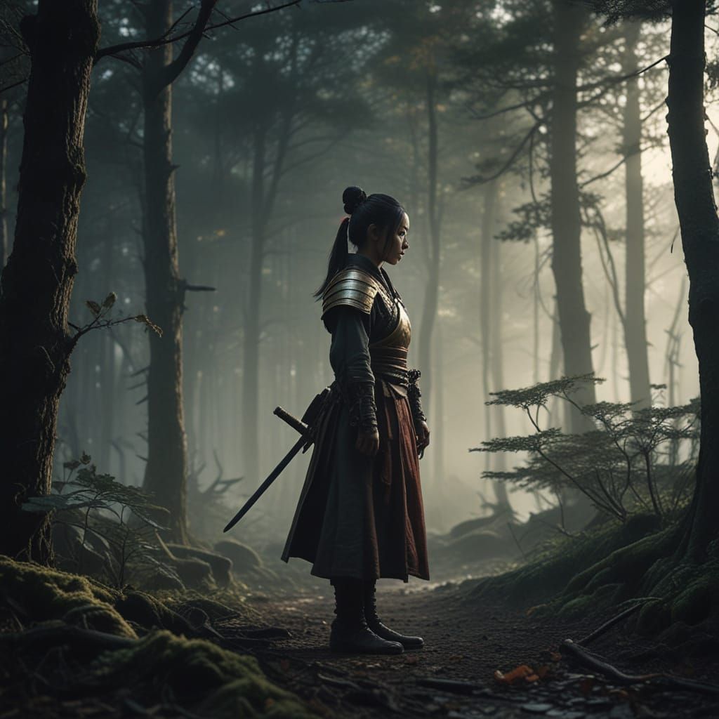 asian female samurai - Ethereal Asian Samurai in Mysterious ...