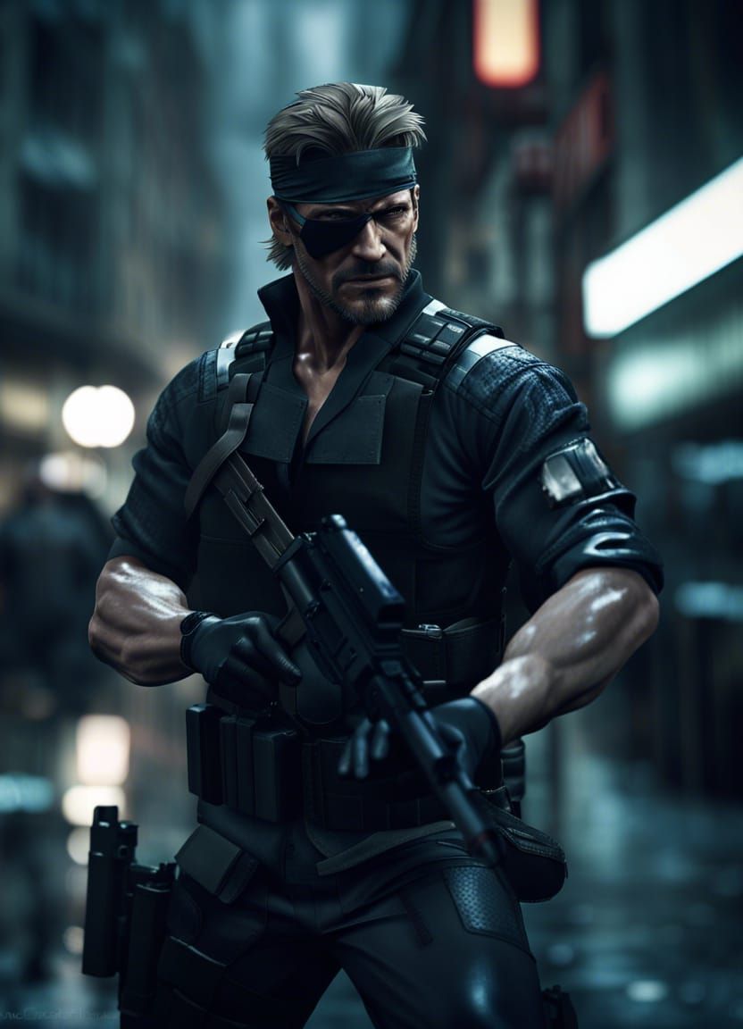 Solid Snake - AI Generated Artwork - NightCafe Creator