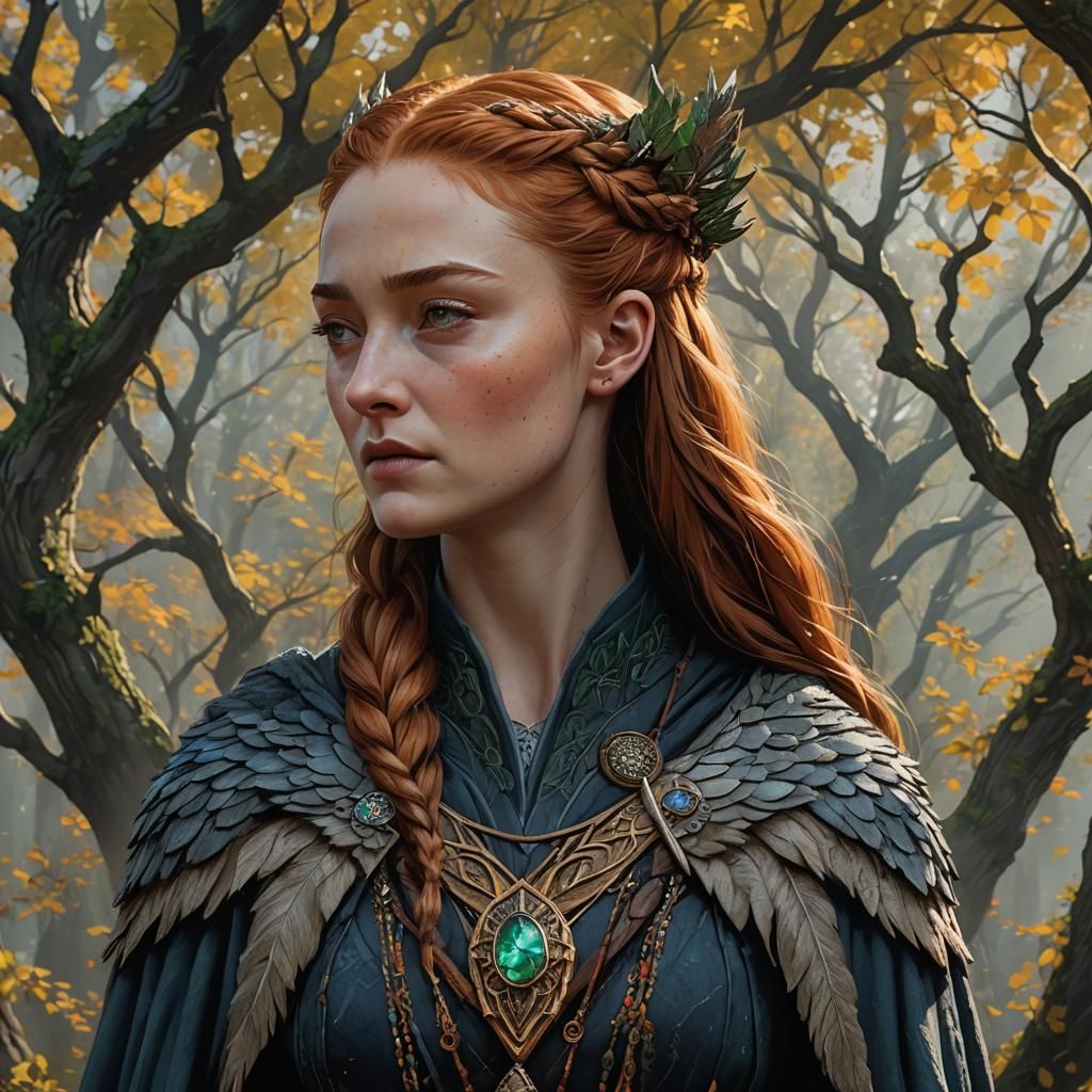 Sansa Stark - AI Generated Artwork - NightCafe Creator