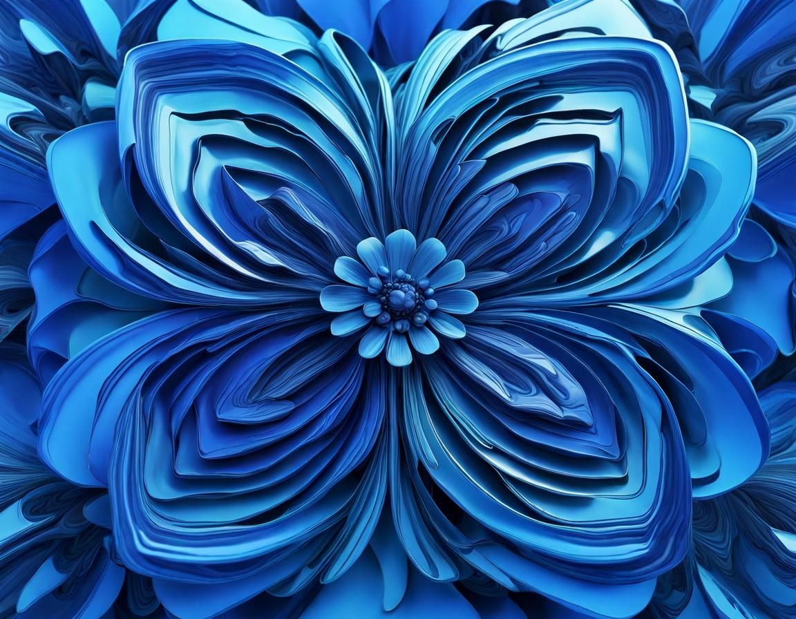 The Color Blue - AI Generated Artwork - NightCafe Creator