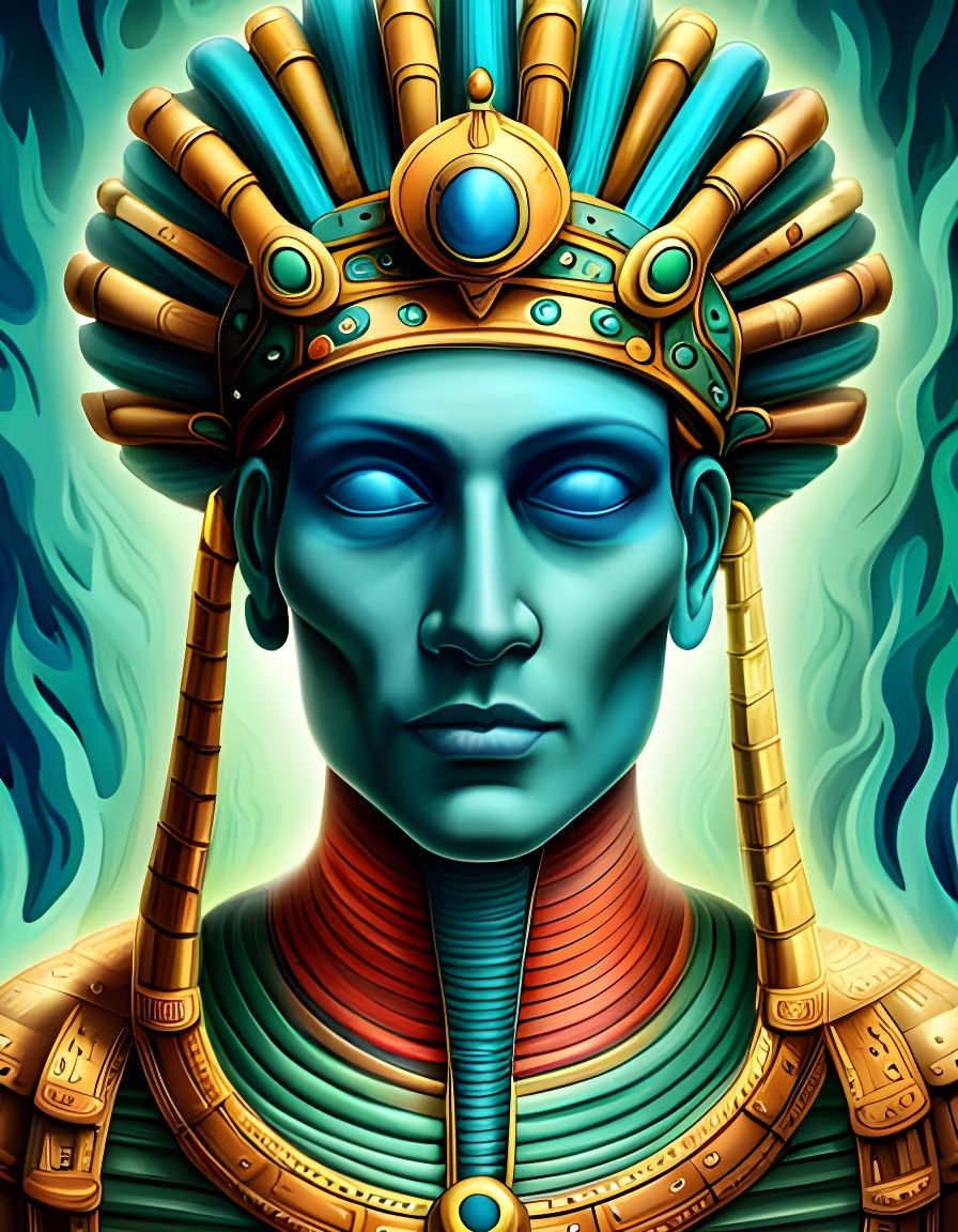 Resurrected Osiris : r/nightcafe