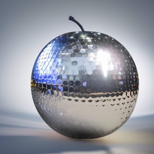 Apple Disco Ball - AI Generated Artwork - NightCafe Creator