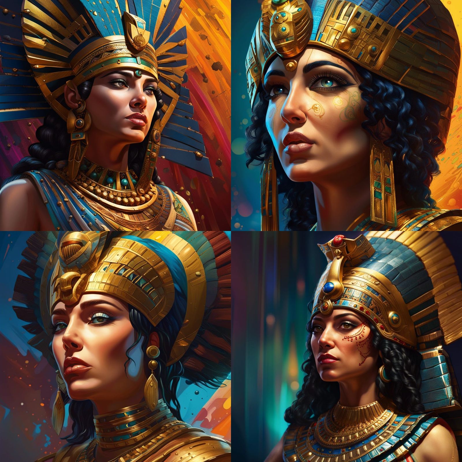 Empress Cleopatra - AI Generated Artwork - NightCafe Creator