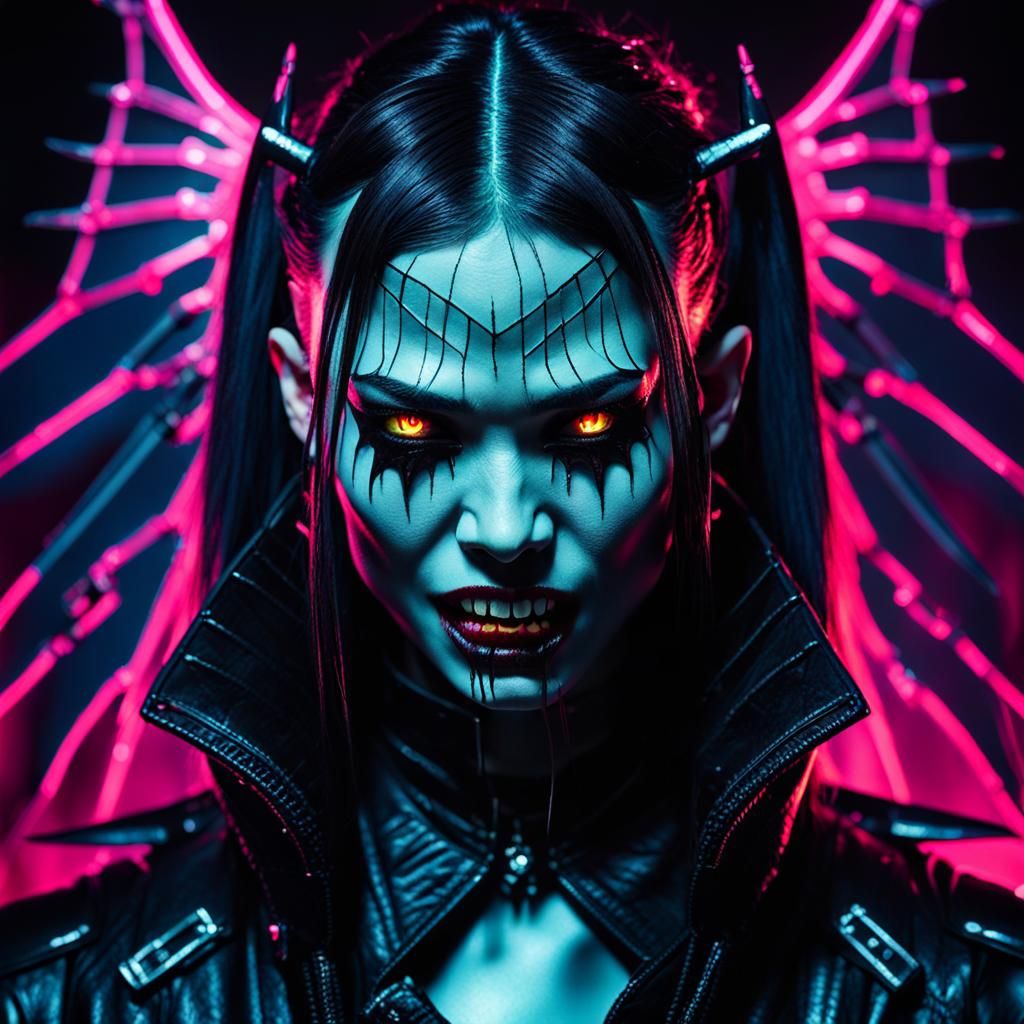 Gothic Cyberpunk 1 - AI Generated Artwork - NightCafe Creator