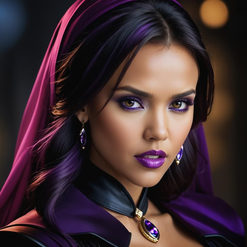 Purple Portraits: Jessica Alba - Purple Portraits: Jessica A...