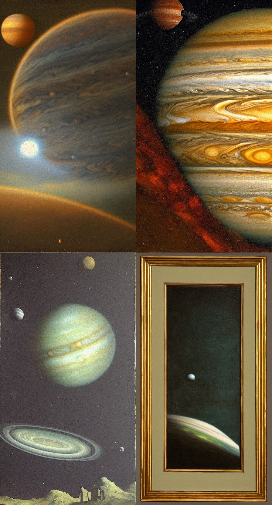 Gothic painting of planet Jupiter - AI Generated Artwork - NightCafe ...