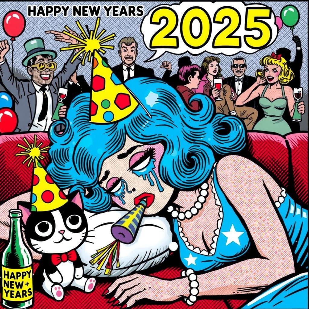 Just make it to 2026 - Cosmic Countdown in Neon Dystopia