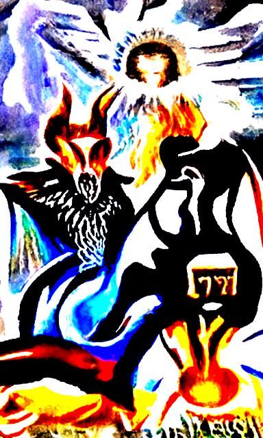 God Holy Spirit the Lord Jesus Heaven Hell Demon Satan angel stairway ...