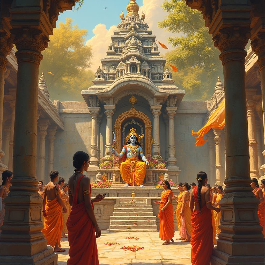 Vibrant India: Rama Navami (Sanskrit: राम नवमी, Romanized: Rāmanavamī)