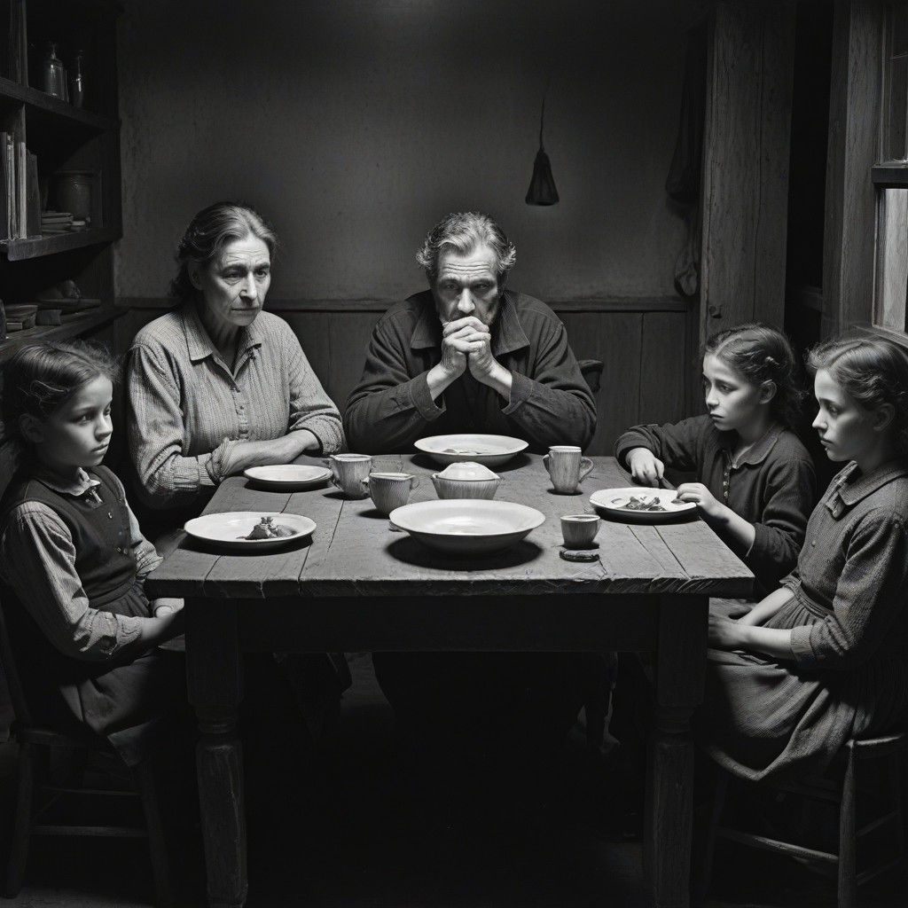 A working class family in the 1920s in Berlin's Wedding district at ...
