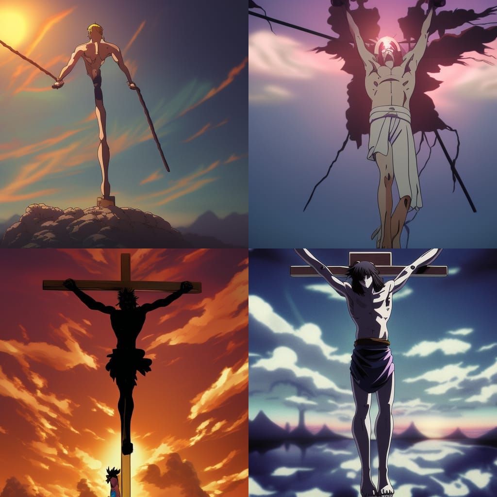 Jojo stand made in hell crucified ghost - AI Generated Artwork ...