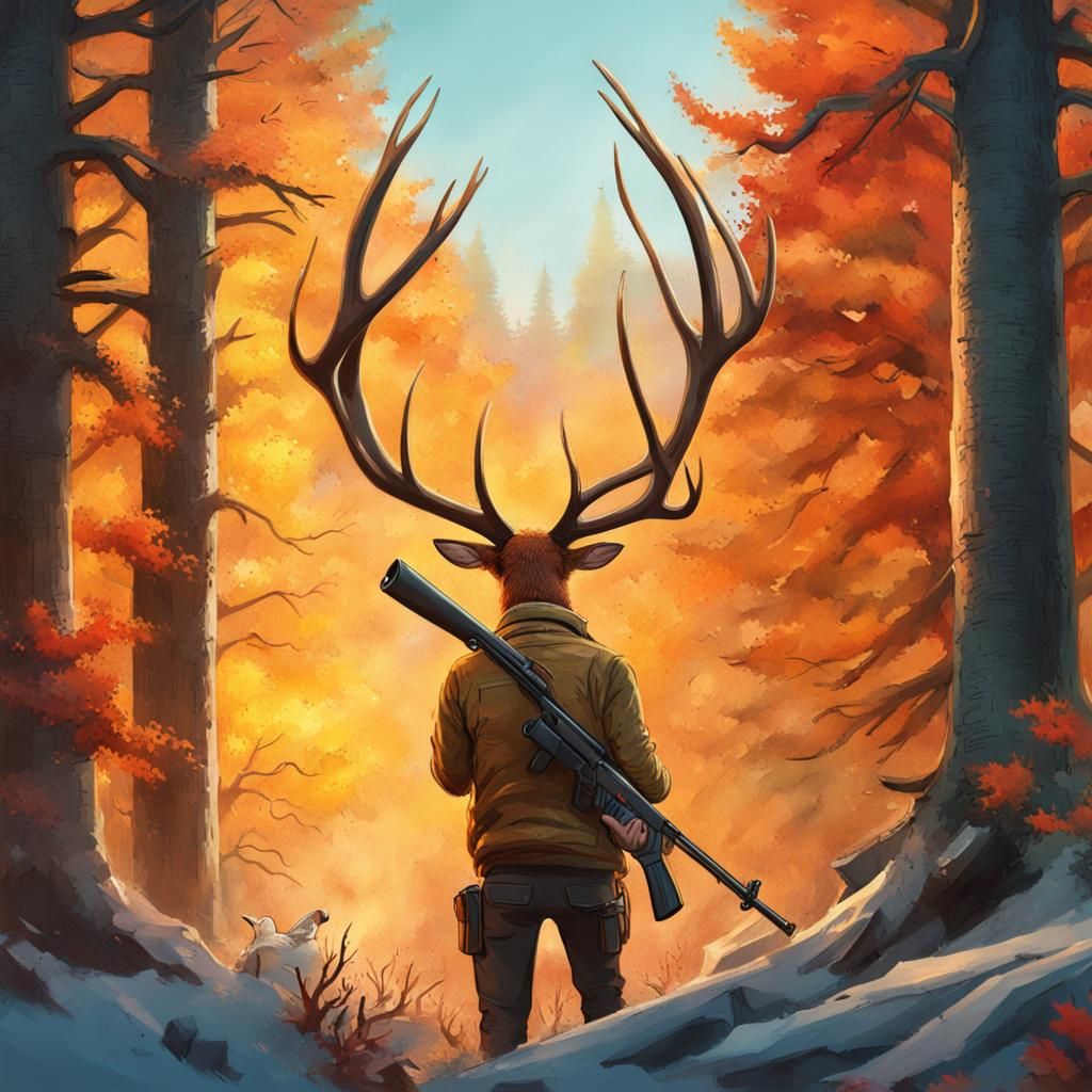 The elk man - AI Generated Artwork - NightCafe Creator