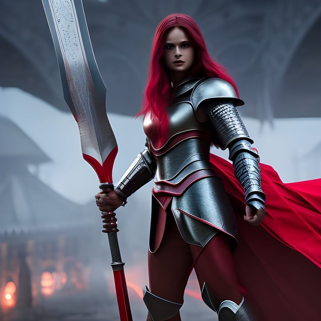 Red knight - AI Generated Artwork - NightCafe Creator