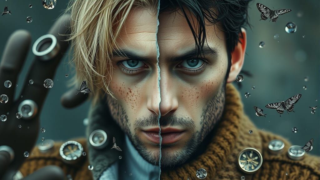 Good vs Evil Split - Torn Between the Earth and the Sky in ...