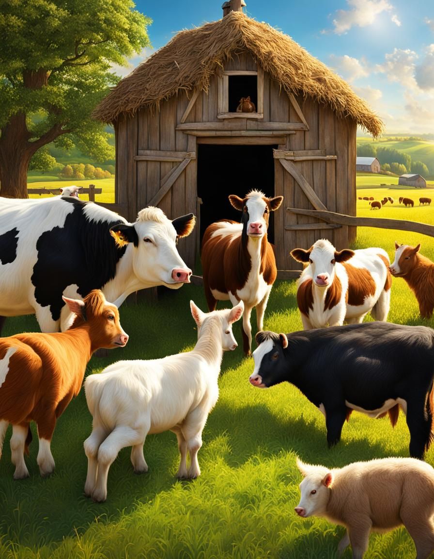 Down on the Farm - AI Generated Artwork - NightCafe Creator