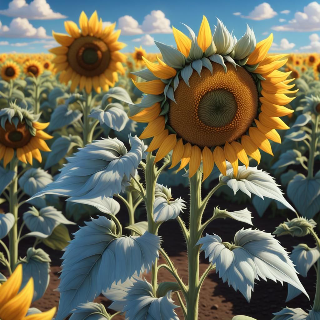 Sunflowers - AI Generated Artwork - NightCafe Creator
