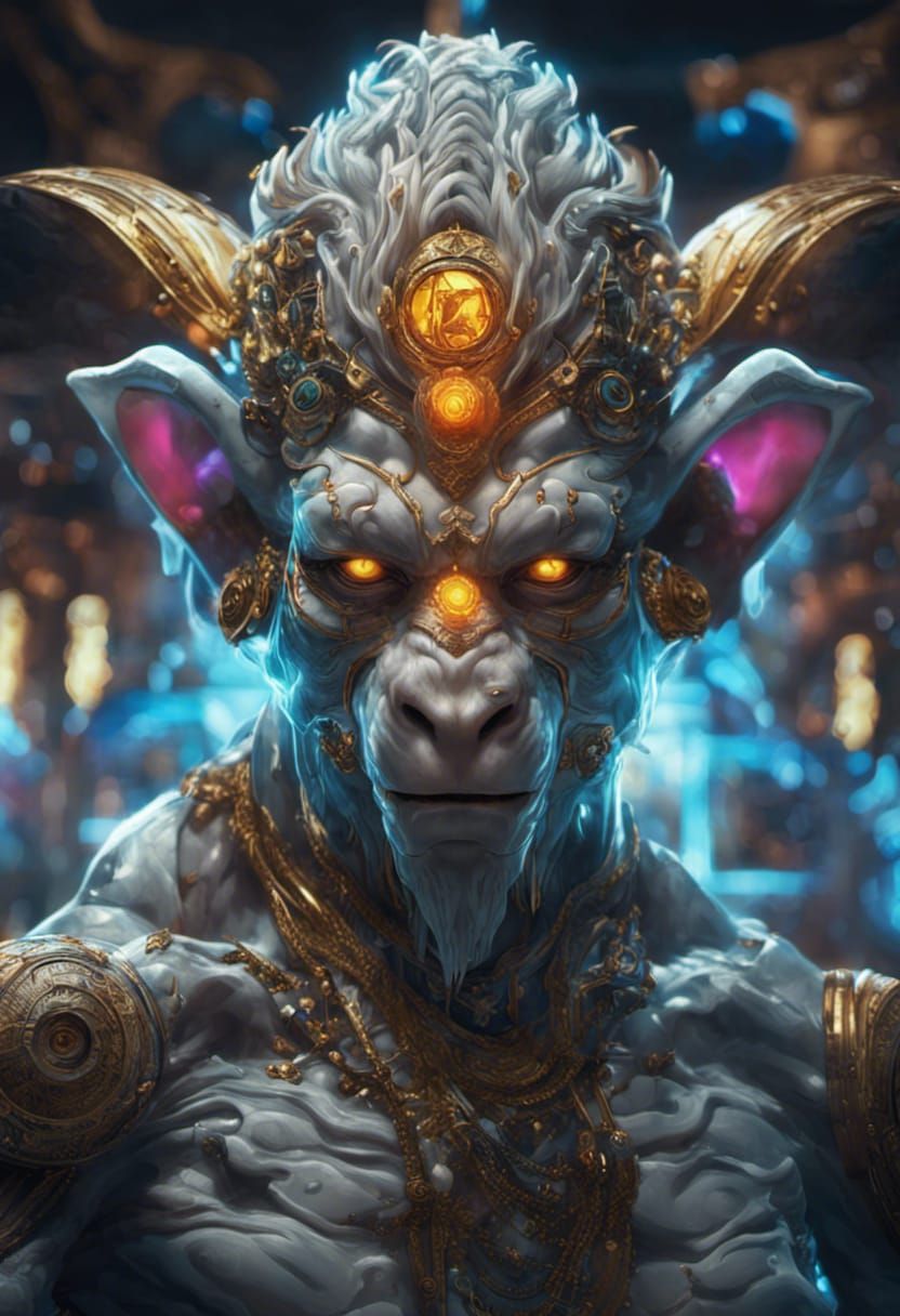 Egyptian Ape God - AI Generated Artwork - NightCafe Creator