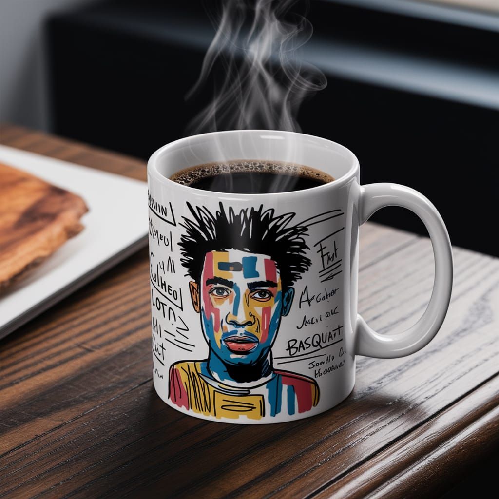 Basquiat coffee (Ideogram 2a Turbo)