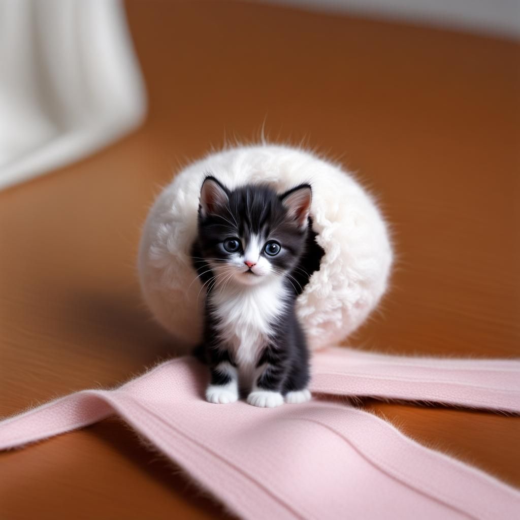 Micro Kitten - AI Generated Artwork - NightCafe Creator