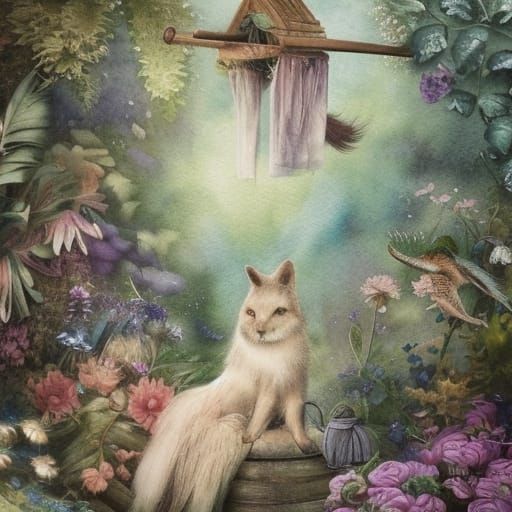 The Runcible Cat - AI Generated Artwork - NightCafe Creator